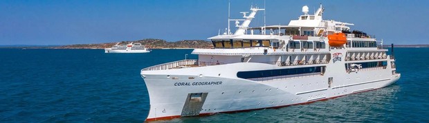 Coral Geographer expedition cruise ship | The Small Cruise Ship Collection