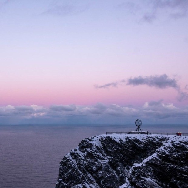 The North Cape Line from Hamburg - Winter